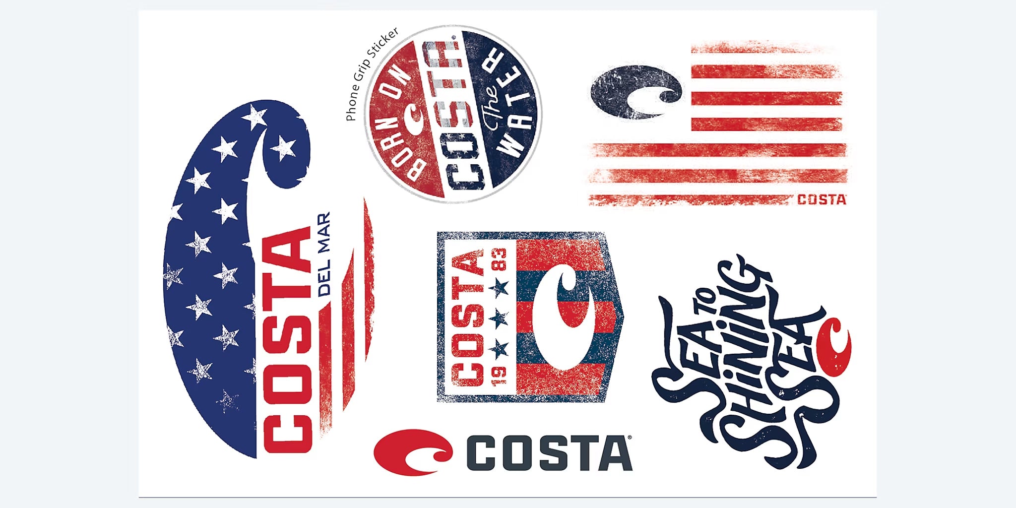 Costa Heritage Decal Sheet – Premier Tackle